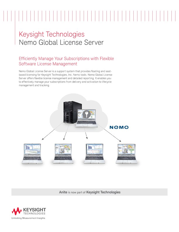 Nemo Global License Server PDF Asset Page | Keysight